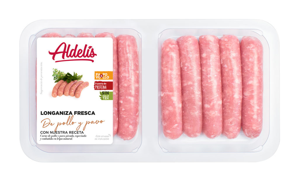 LONGANIZA DE POLLO Y PAVO - Aldelís