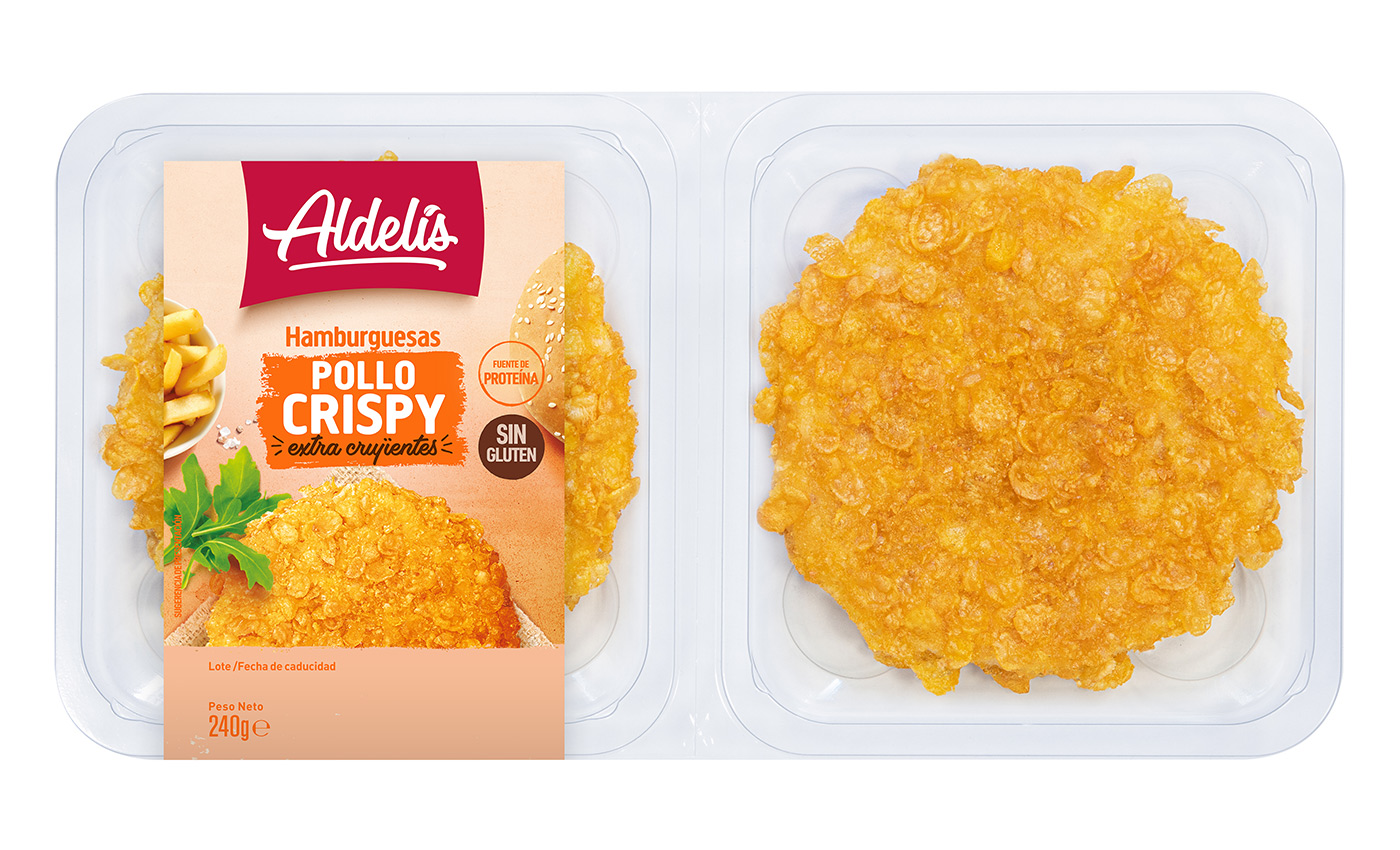 HAMBURGUESA DE POLLO CRISPY - Aldelís