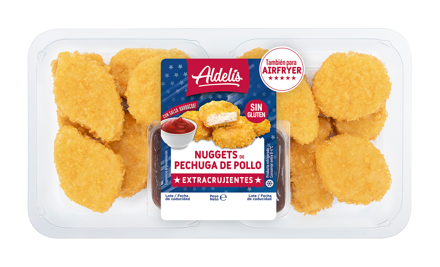 NUGGETS DE PECHUGA DE POLLO EXTRACRUJIENTES - Aldelís