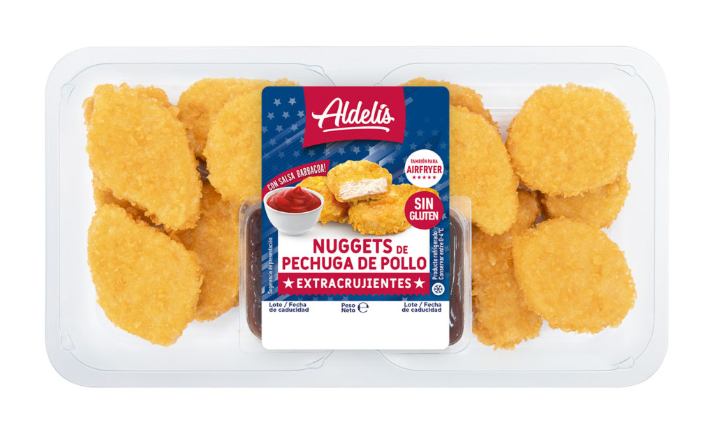 EXTRA-CRUNCHY BREADED CHICKEN BREAST NUGGETS - Aldelís